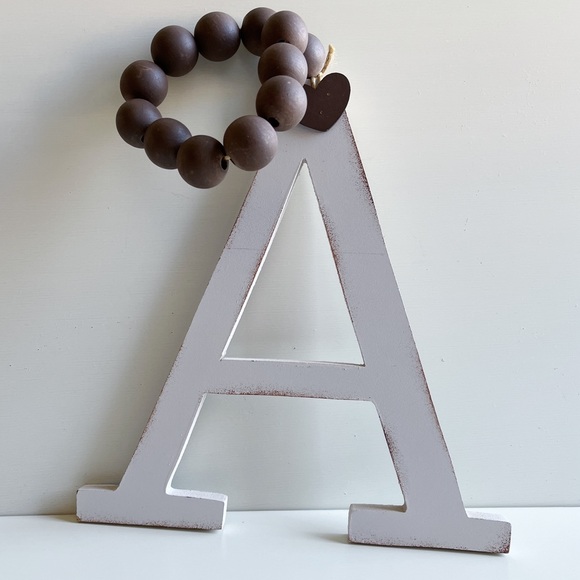 Kirklands | Wall Decor | Kirklands Distressed Wooden Monogram Letter A ...